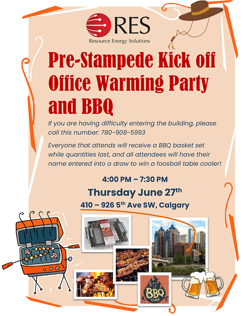 Stampede Kickoff RES Office Warming Party and BBQ - Resource Energy ...